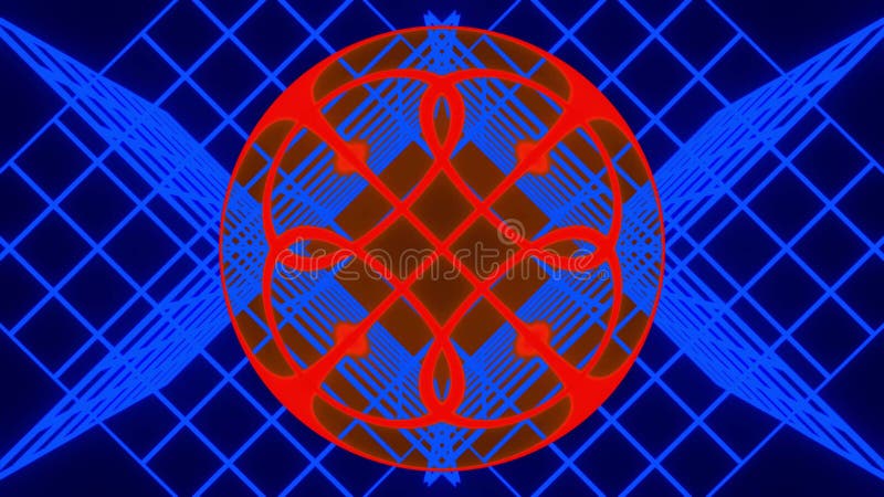 Abstract Animation of a Geometric Pattern Transformation Stock Video ...