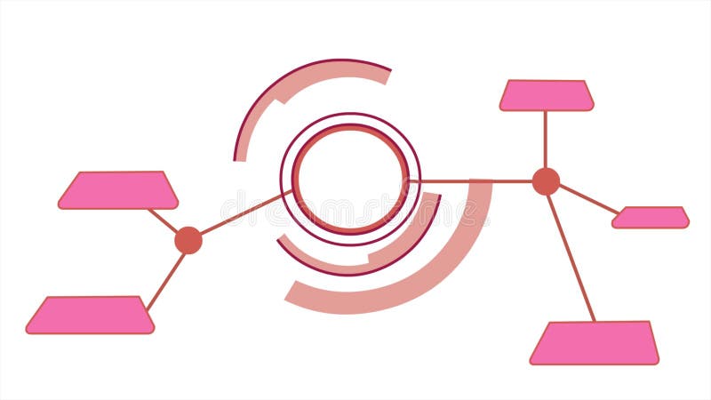 Abstract Animation Info Graphic, Blank Space for Objects, on Green ...