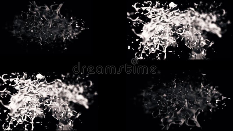 Abstract Animation of Motionless Splashes of Milk and Water Rotating on ... Abstract Animation of Motionless Splashes of Milk and Water Rotating on ...