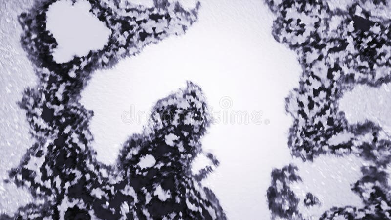Abstract Animation of Moving Spots with Virus Dots. Motion Stock ...