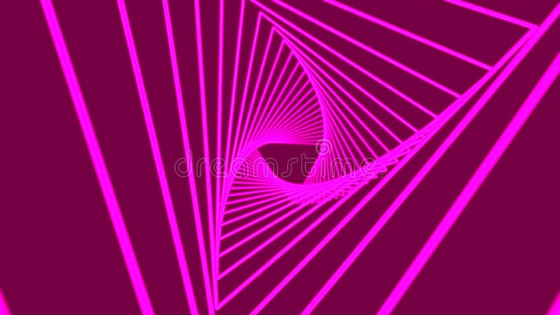 Rotating Triangles Form Figure. Motion. Simple Small Triangles Rotate ...