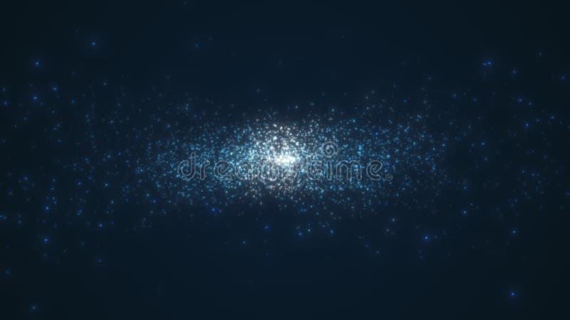 An Abstract Animation of the Rotation of an Inflating Cloud of ...