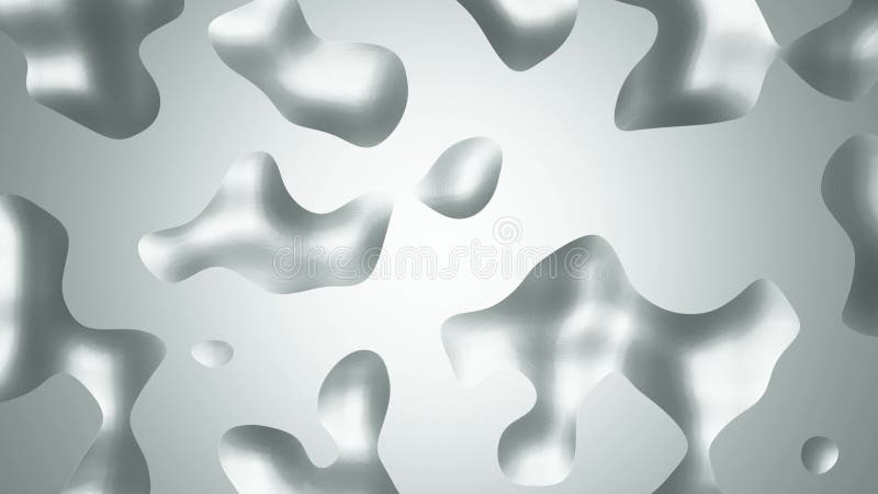 Abstract Animation with Silver Drops. Seamless Looping Stock Footage ...
