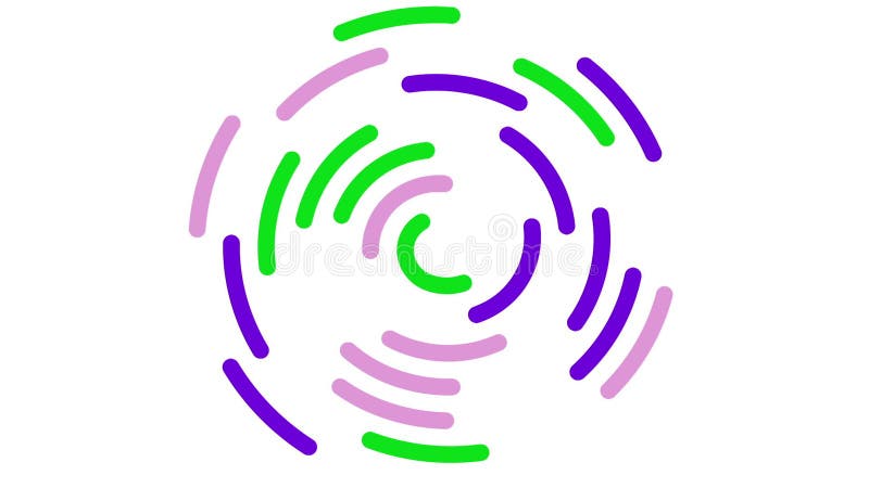 Abstract Animation. Simple Shapes. Cyclic Sequence Stock Video - Video ...