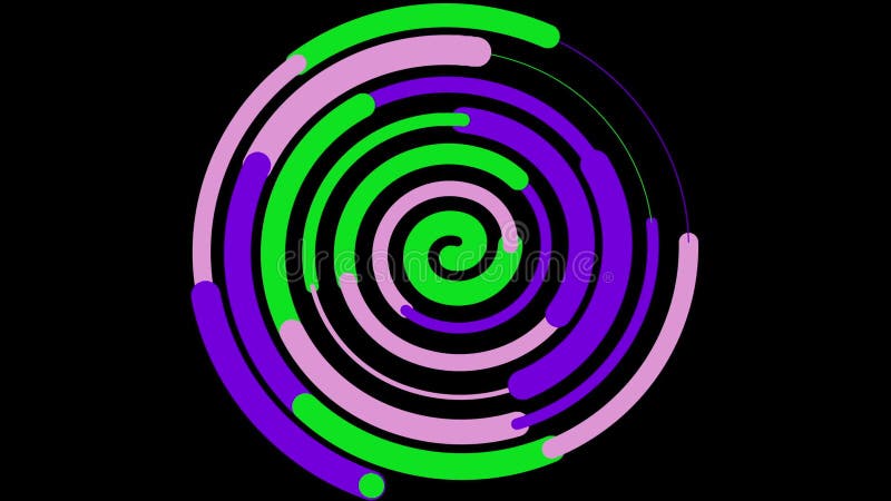 Abstract Animation. Simple Shapes. Cyclic Sequence Stock Video - Video ...