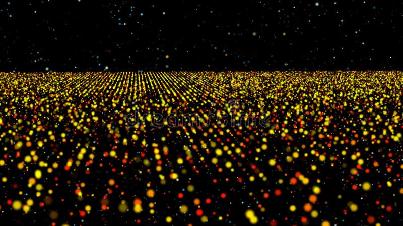 Abstract Animation Stylized Space Stock Video - Video of dark, block ...