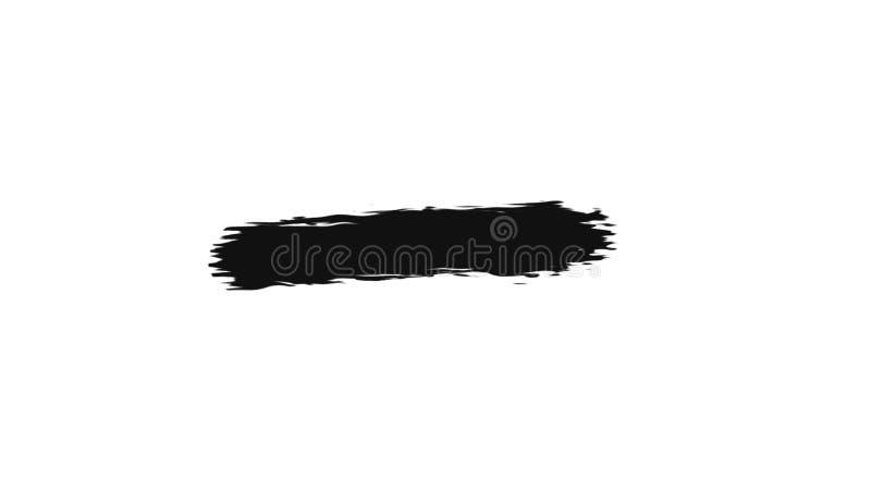 Abstract Animation Template of Black Stain As a Text Background on Flat ...