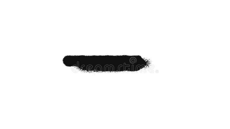 Abstract Animation Template of Black Stain for Writing Text on White ...