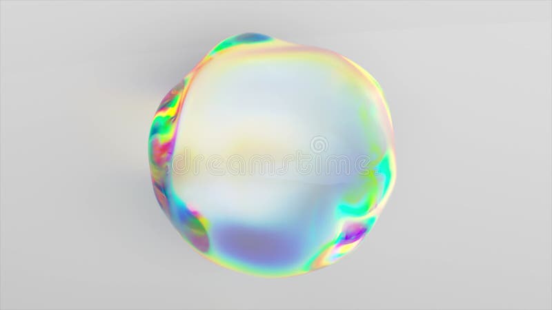 Abstract Animation of a Transparent Sphere in the Process of ...