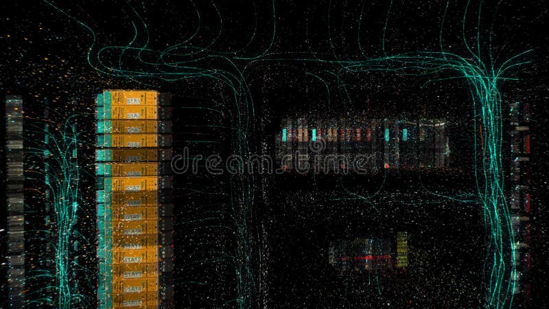 Abstract Animation of Working Programmable Logic Controller Box PLC ... Abstract Animation of Working Programmable Logic Controller Box PLC ...