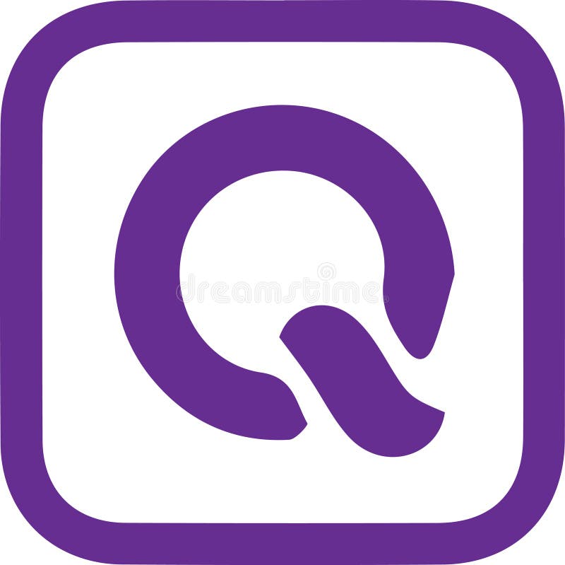 Abstract App Icon Logo on White Stock Vector - Illustration of draw ...