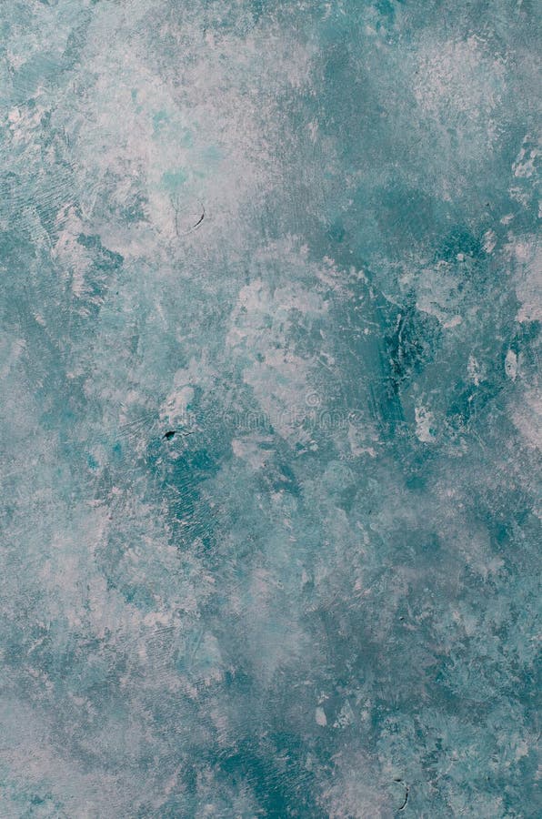 Abstract Aqua Background. Watercolor Hand Painted Backdrop. Deep Blue ...
