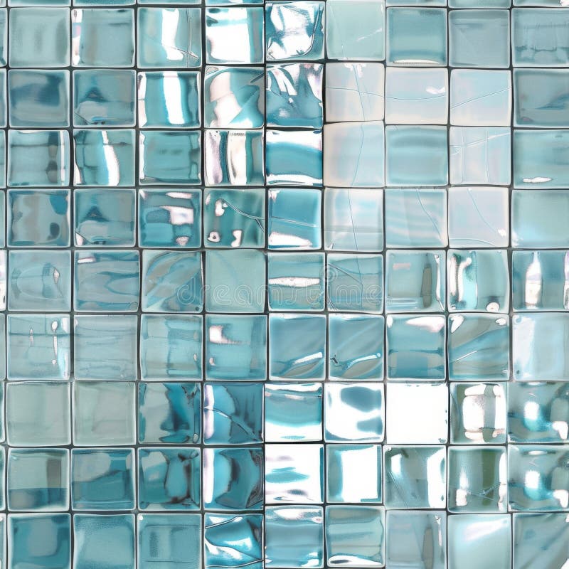 Abstract Aqua Blue Glass Tiles Texture for Modern Backgrounds Stock ...