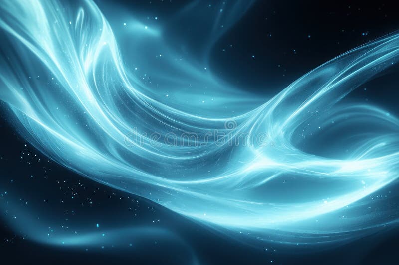 Abstract Aqua Gradient Background, Seamless Visual Blend of Soft Blue ...