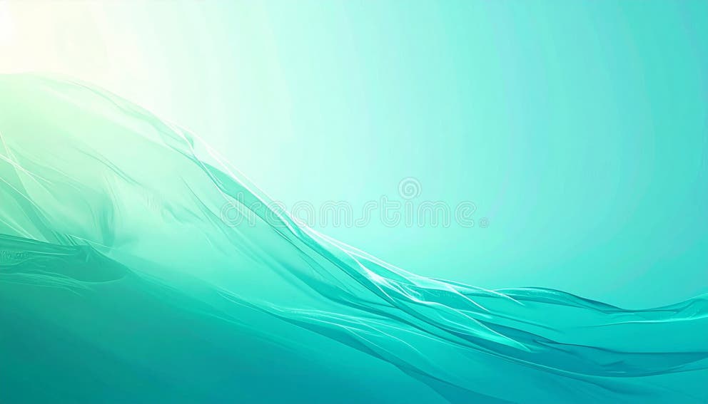 Abstract Aqua Water Wave Background Stock Illustration - Illustration ...