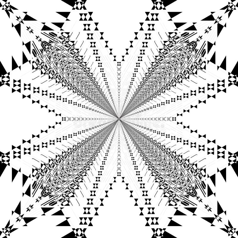 Abstract Arabesque Spider Like Structural Illusion Negative Space ...