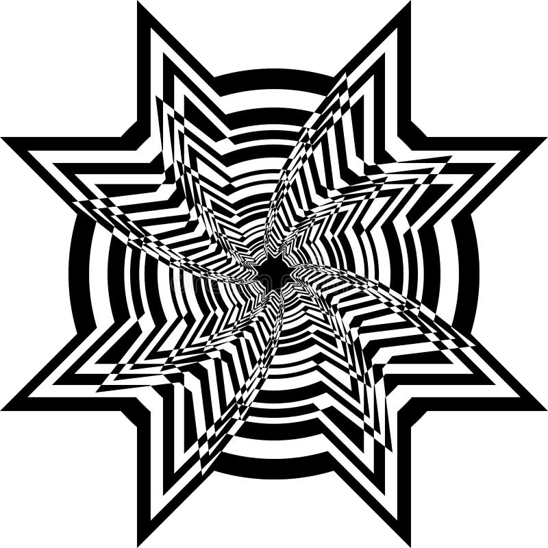 Abstract Arabesque Triangle Umbrella Second Impression on Transparent ...