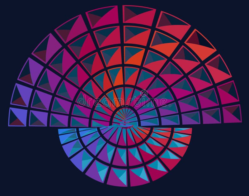 Abstract arc stock vector. Illustration of square, grid - 3036685