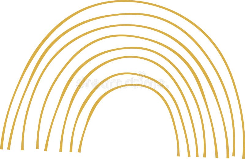 Abstract Arch Lines Doodle stock illustration. Illustration of doodle ...