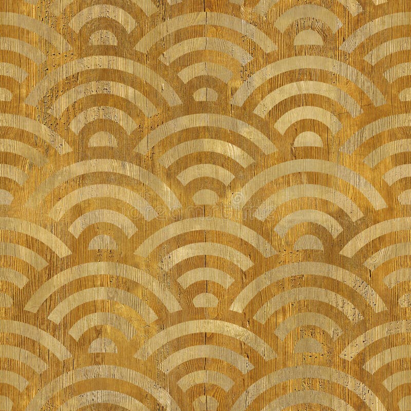 Abstract Arched Pattern - Seamless Background - White Oak Wood Stock ...