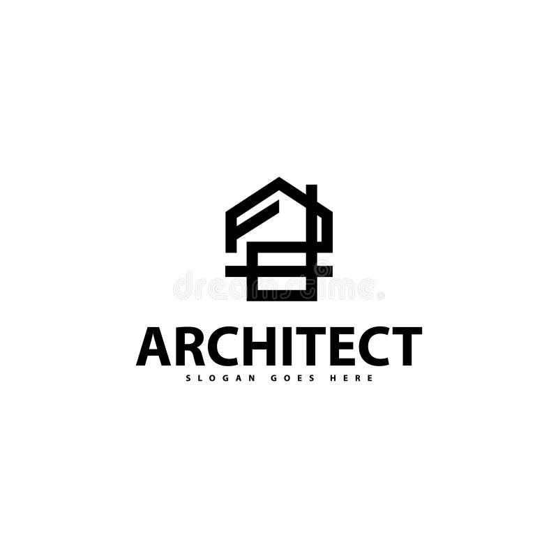 Abstract Architect Logo Design Template Stock Vector - Illustration of ...
