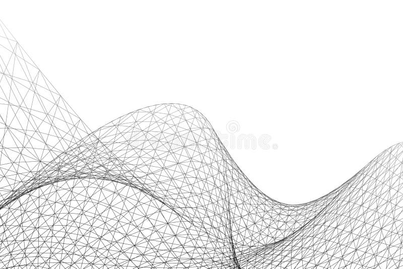 Abstract Architectural Backdrop. White Blueprint Stock Illustration ...