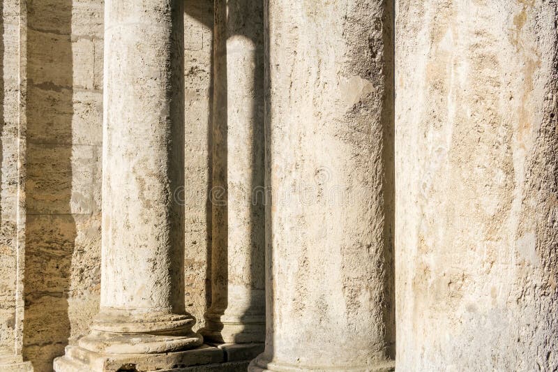 Abstract Architectural Background - Columns and Walls Made of Light ...