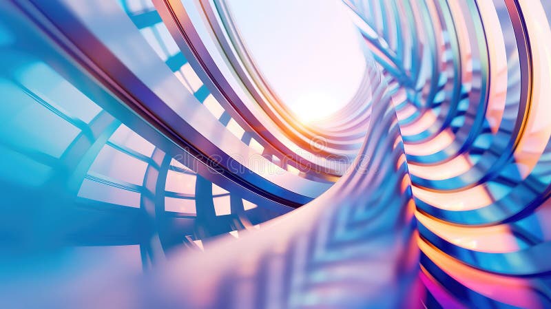 Abstract Architectural Background 3D Modern Art Concepts, Simple Shapes ...