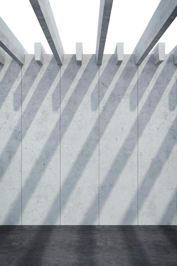 Abstract Architectural Concrete Composition Stock Illustration ...