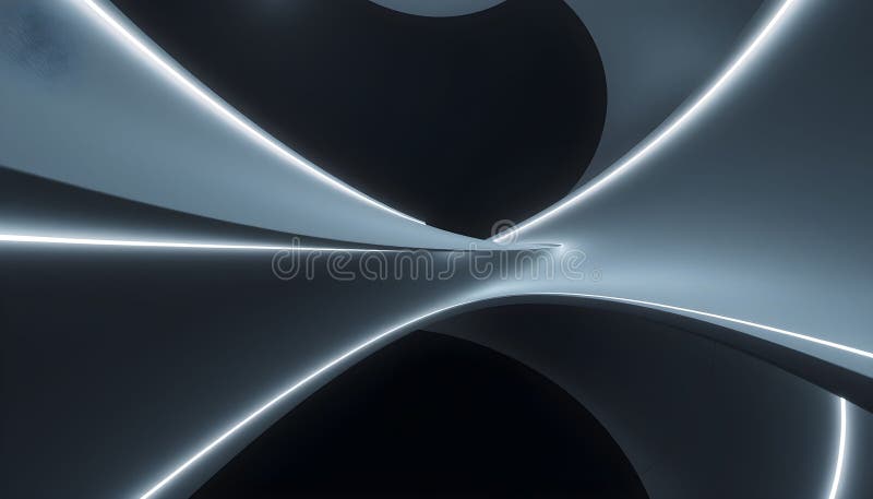 Abstract Architectural Design: Exploring Curvilinear Forms and Light ...