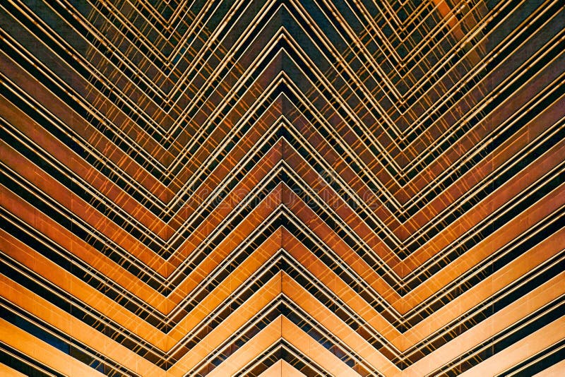 Abstract Architectural Design with Sharp Angles. Stock Image - Image of ...