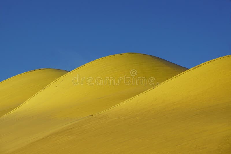 Abstract Architectural Detail . Modern Architecture, Yellow Panels on ...