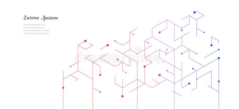 Abstract Architectural Lines. Geometric Buildings Background ...