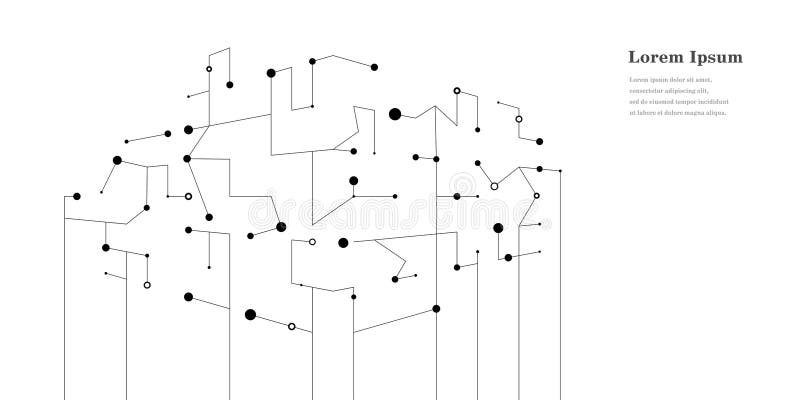 Geometric Technological Architecture Background Stock Illustrations ...