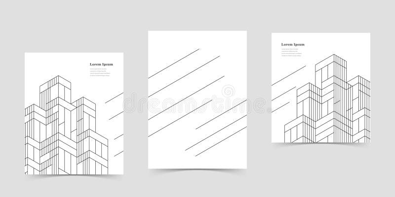 Abstract Architectural Lines, Geometric Buildings Background ...