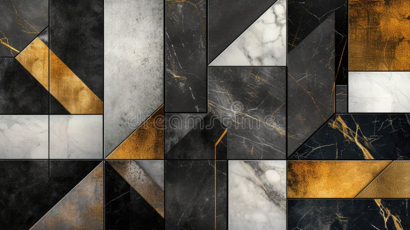 Abstract Architectural Marvel: Mixed Media Texture. Stock Illustration ...