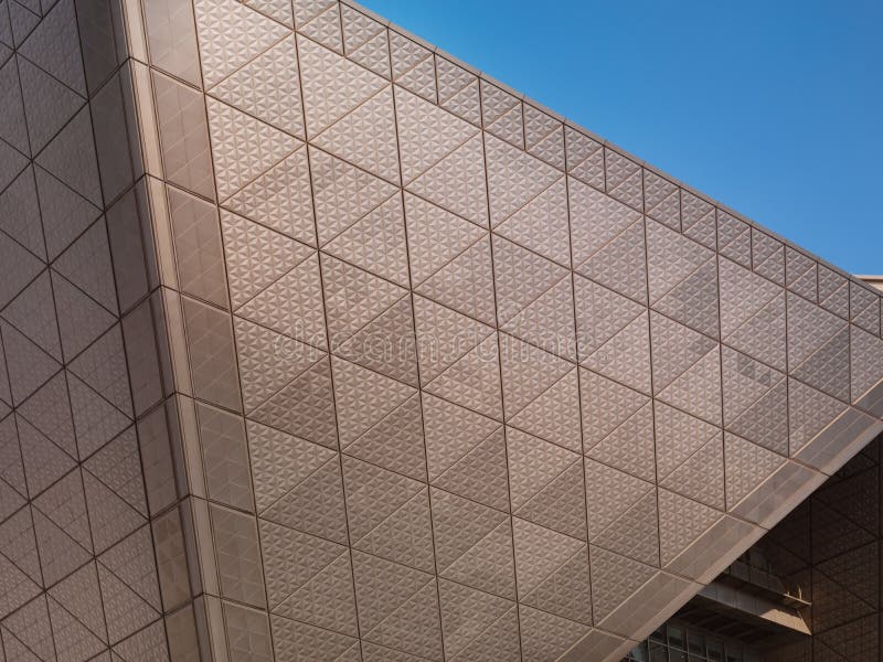 Abstract Architectural Metal Texture Stock Image - Image of triangles ...