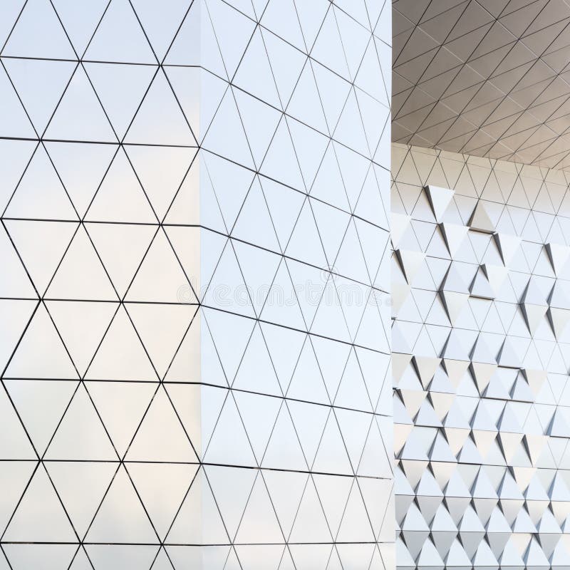 Abstract Architectural Pattern Stock Image - Image of hinged ...