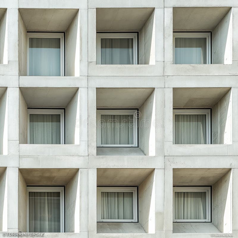 The Abstract Architectural Pattern of a Wall Design and Texture Stock ...