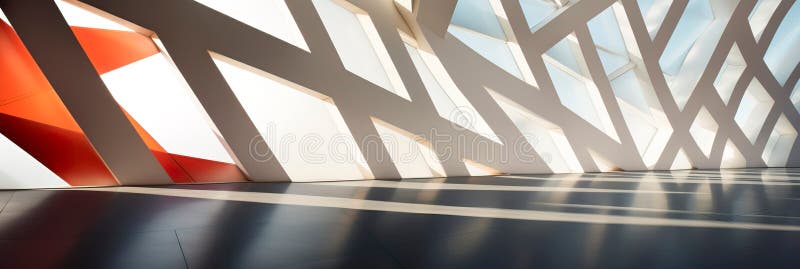Abstract Architectural Shadows Creating Geometric Patterns And Forms Adding A Sense Of