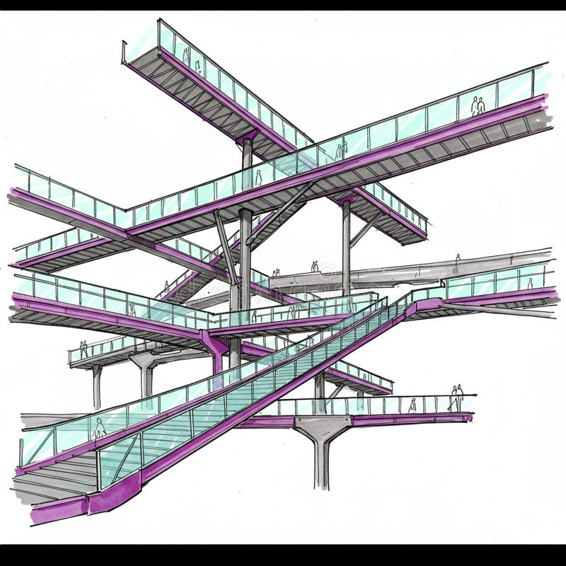 Walkways Ramps Stock Illustrations – 13 Walkways Ramps Stock ...