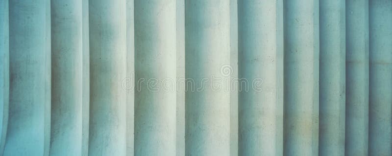 Abstract Architectural Texture of Rounded Vertical Concrete Ribs for ...
