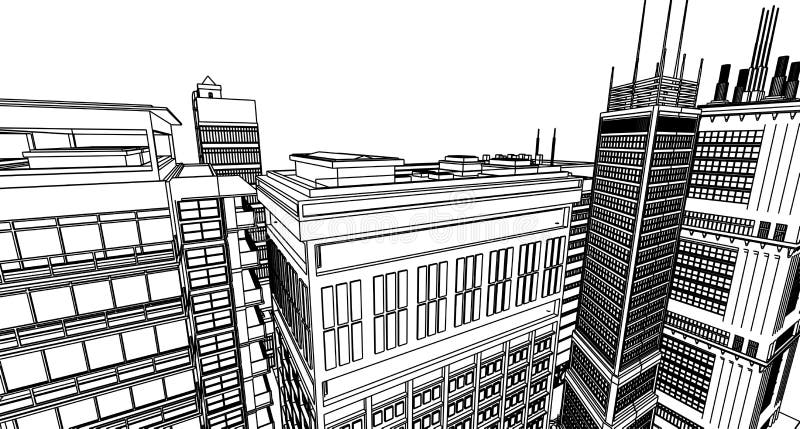 Abstract architecture stock vector. Illustration of house - 11991233