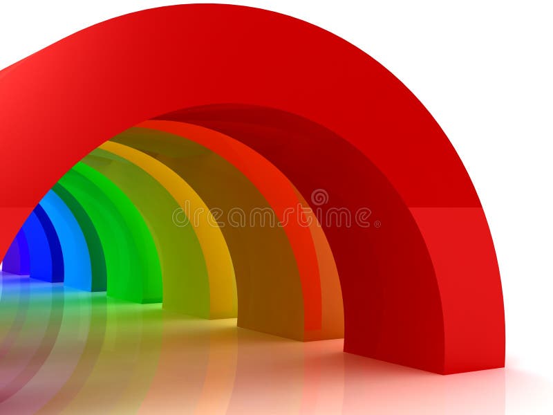 3d Abstract Architecture stock illustration. Illustration of design ...