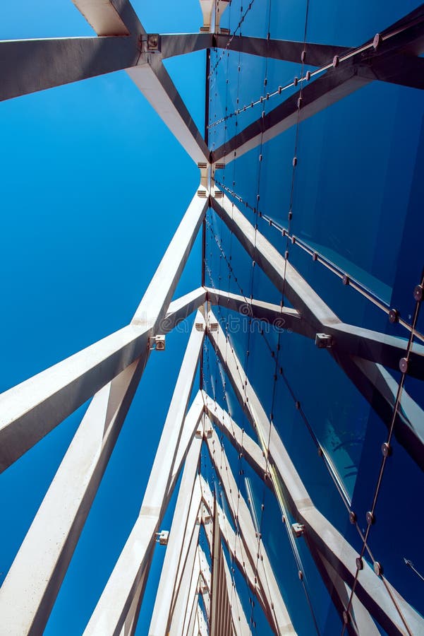 Abstract Architecture Background Stock Image - Image of facade, blue ...