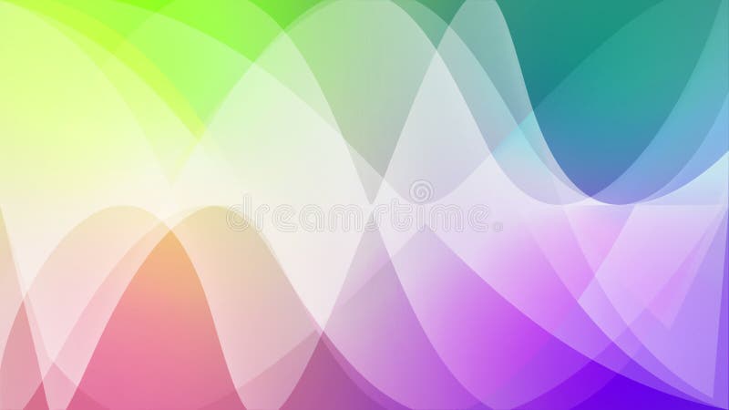 Abstract Architecture Background. White Circular Sound Wave Simple Loop . 3d Rendering Circles ...