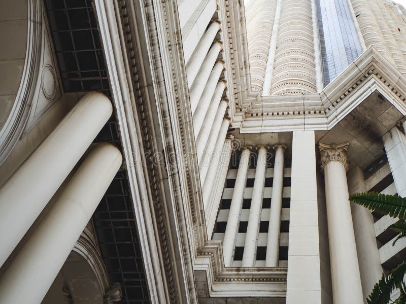 Abstract Architecture Background Concrete,interior with Diagonal ...