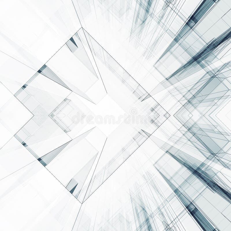 Abstract Architecture Background 3d Rendering Stock Illustration Illustration Of Background