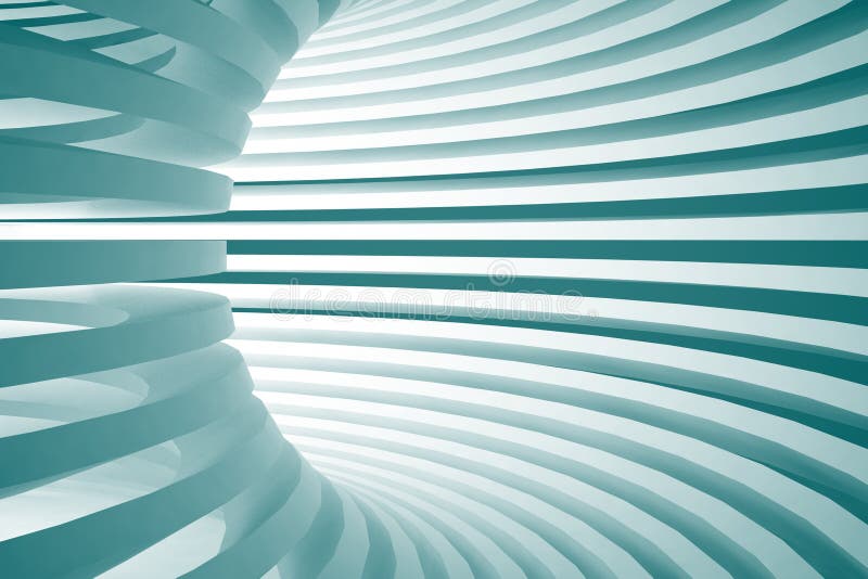 Abstract Architecture Background. Empty White Futuristic Room. 3d ...