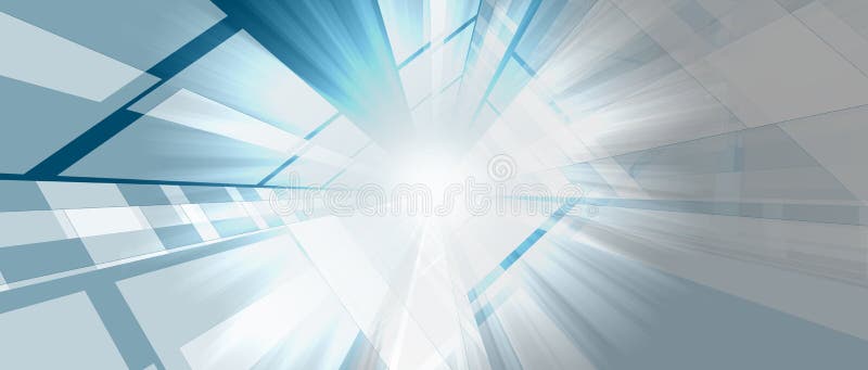 Abstract Architecture Background, Modern Concept 3d Illustration ...